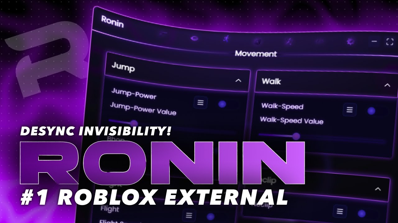 THE BEST Roblox External *RONIN* (Desync Invisibility, Undetected + NO BANS!)