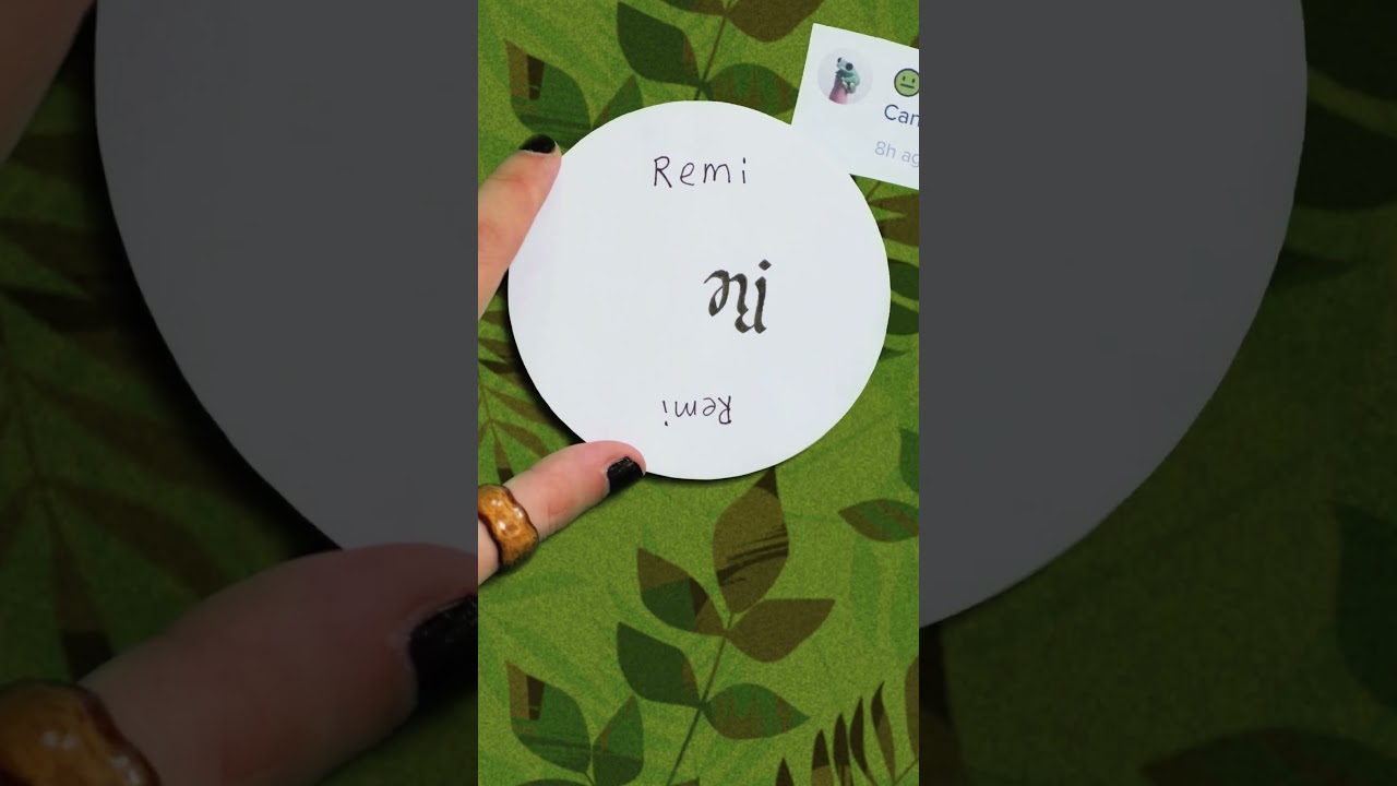 Ambigram Tutorial of Remi