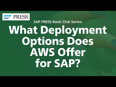 What Deployment Options Does AWS Offer for SAP?