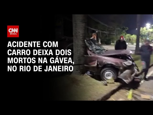 Acidente com carro deixa dois mortos e dois feridos na zona sul do Rio | CNN Brasil