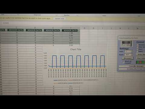 Arduino based DAQ system and save data to excel sheet.