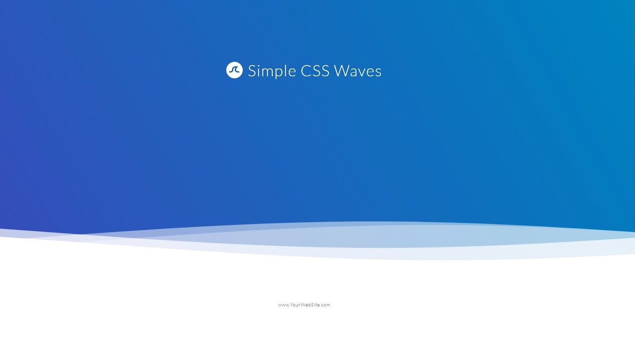 CSS Waves background. Background image in css