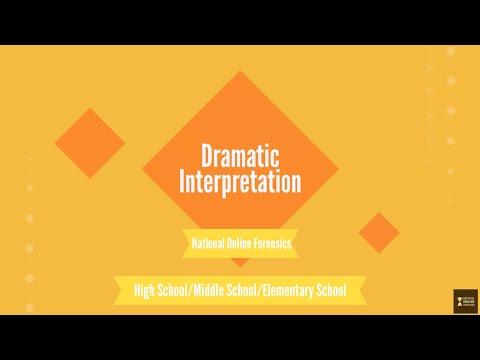Dramatic Interpretation