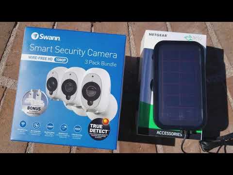 Arlo Solar Panel with Swann Smart Camera Tip