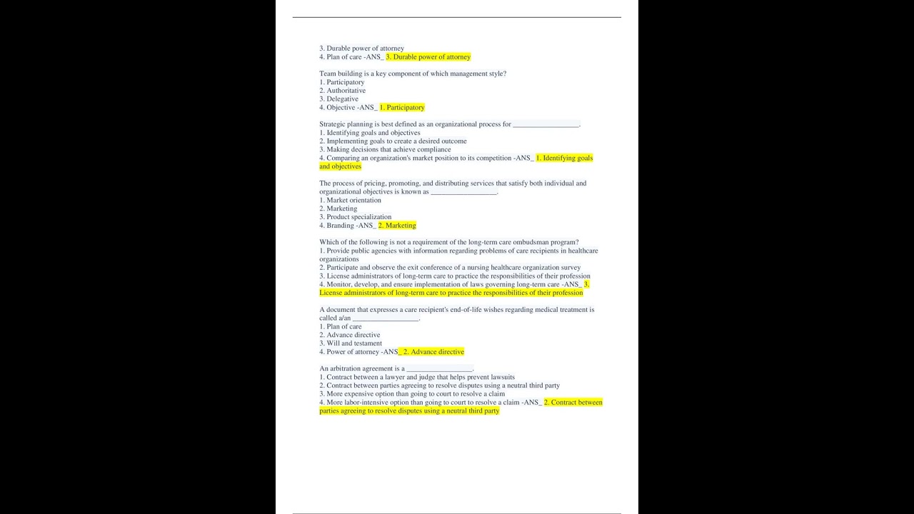 NAB Core Exam 100 Questions with Correct Answers Already Graded A+