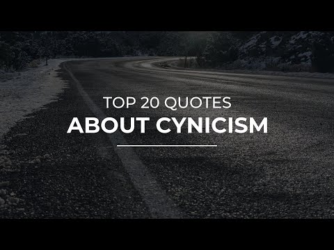 TOP 20 Quotes about Cynicism | Daily Quotes | Quotes for You | Amazing Quotes