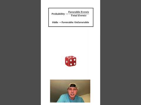 The difference between Odds and Probability