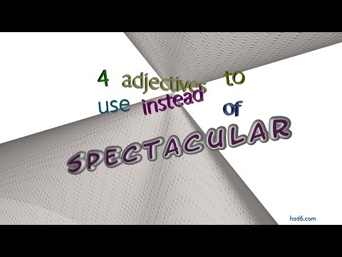 spectacular - 4 adjectives which are synonym of spectacular (sentence examples)