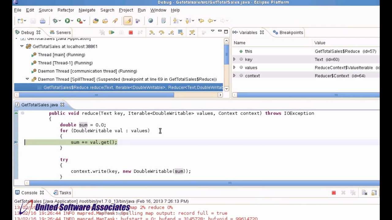Debuggging MapReduce program in Eclipse