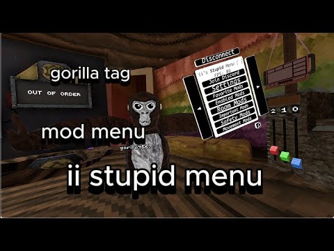 how to get MODS in gorilla tag{ii stupid mod menu}