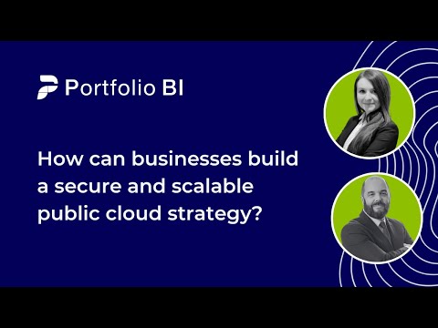 How can businesses build a secure and scalable public cloud strategy?