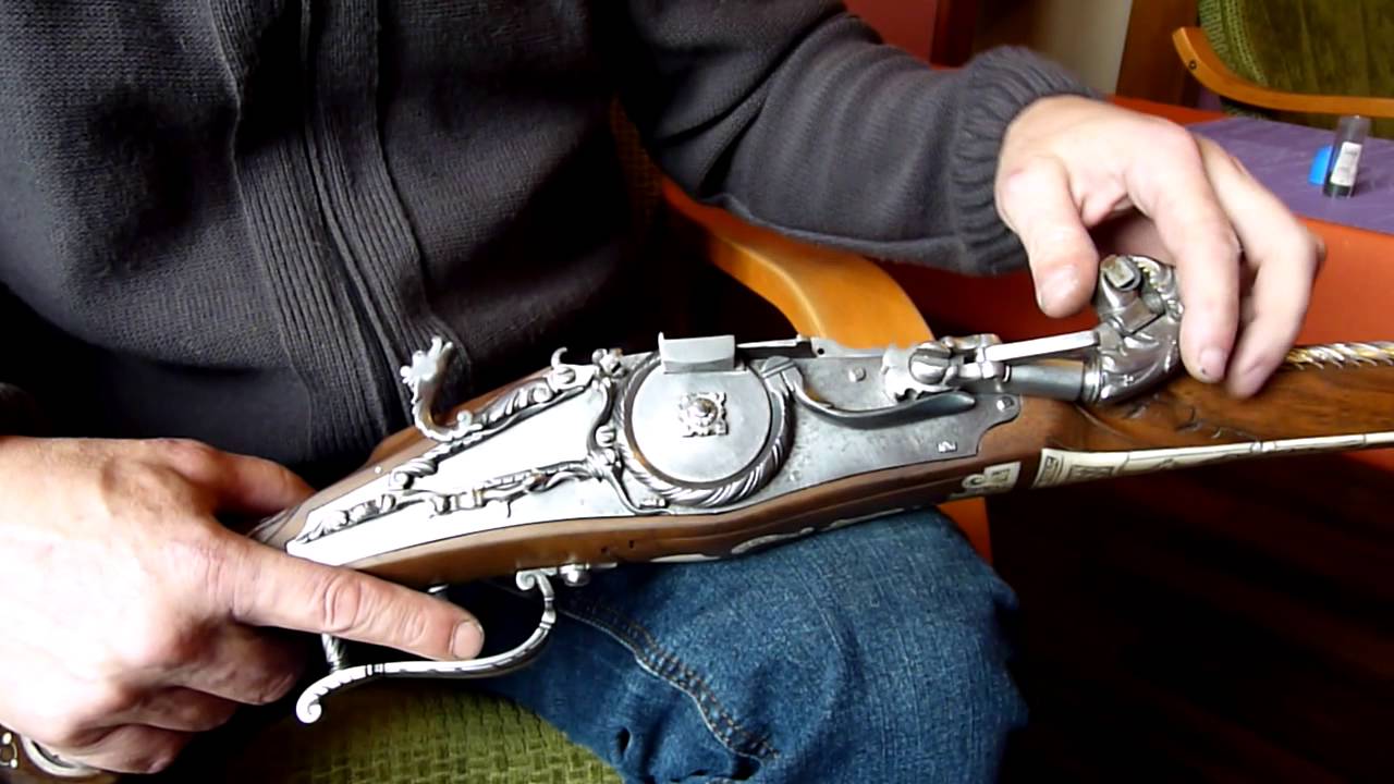 wheellock breech loading - Self-Spanning - snap matchlock