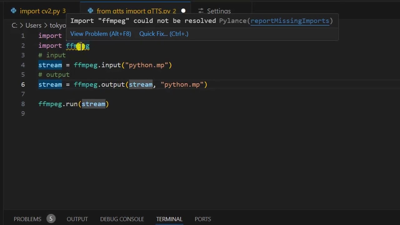Regarding the problem that the python module import error does not disappear after pip install.