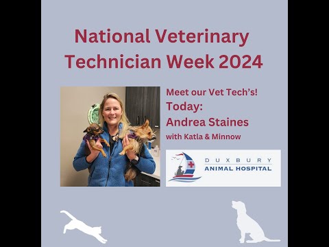 National Veterinary Technician Week 2024 - Meet Andrea!