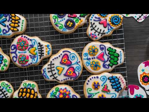 Sugar Skull Sugar Cookies