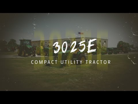 First In Class Turning Radius Compact Tractor | 3025E Overview