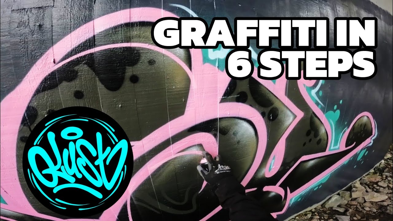 How to do GRAFFITI with spraypaint [6 Steps]