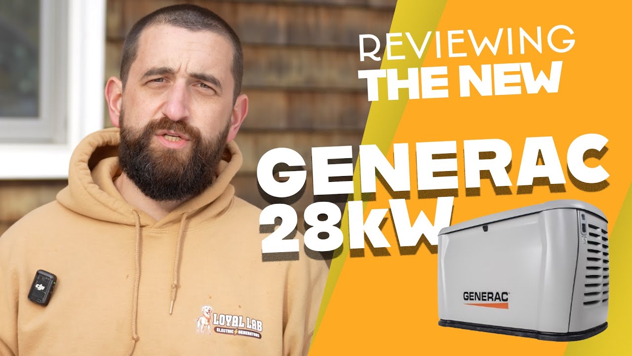 NEW Generac 28KW Standby Generator Install