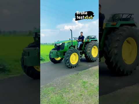 {john deer 5075 E break Test 4×4 } [Break 💔 Test ] #breaktest #johndeerestunt #johndeer5075e