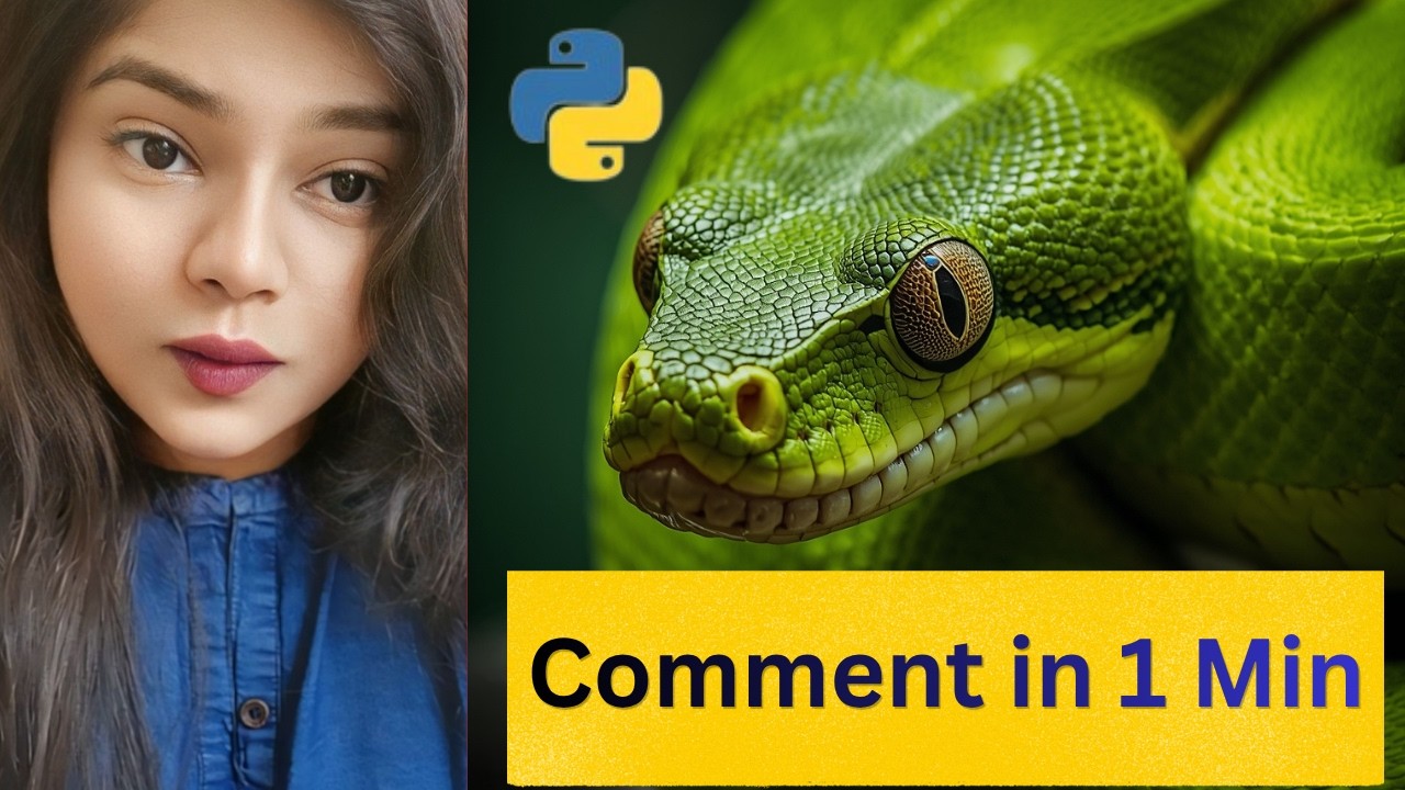 Python Comments Explained for Beginners | Single, Inline & Multi Line Comments in Python (1Min 2026)