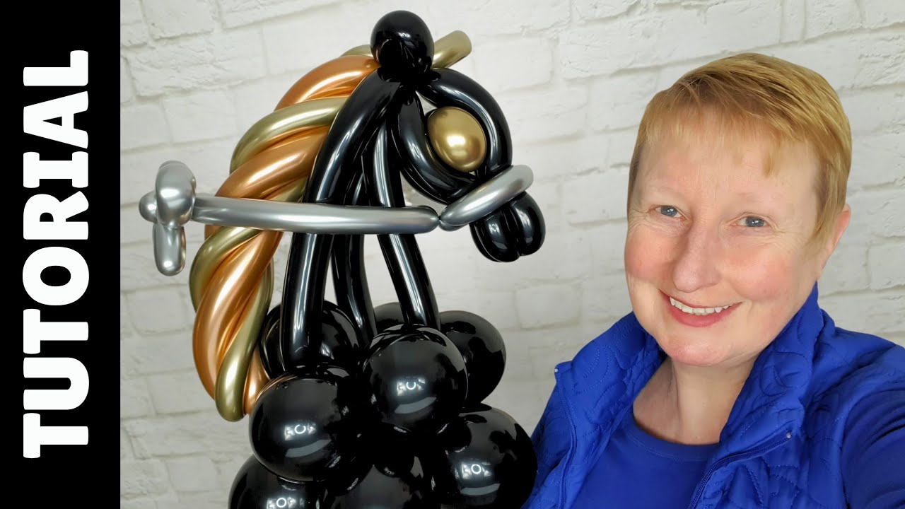 Make a STUNNING Horse Balloon Centerpiece 🐴