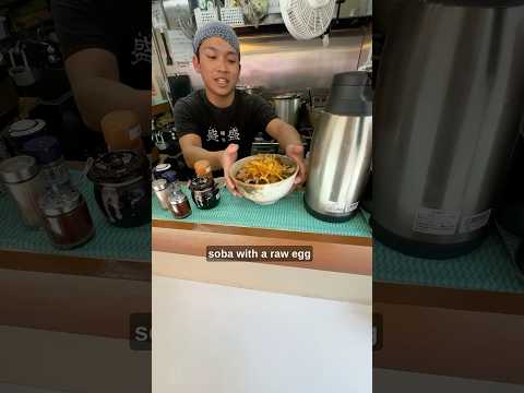 This ultra small soba stand in Japan has no seats