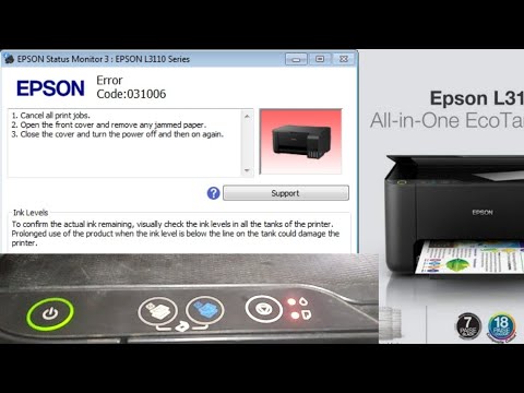 Epson Error Code 000101 - 03/2022