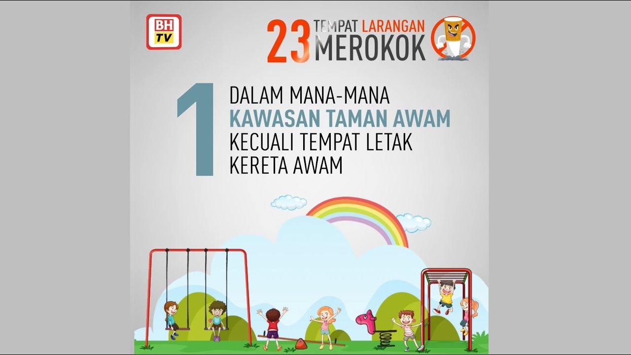 23 tempat larangan merokok