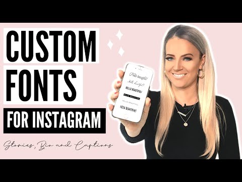 HOW TO GET A CUSTOM FONT FOR INSTAGRAM (Stories, Captions, Comments & Bio)