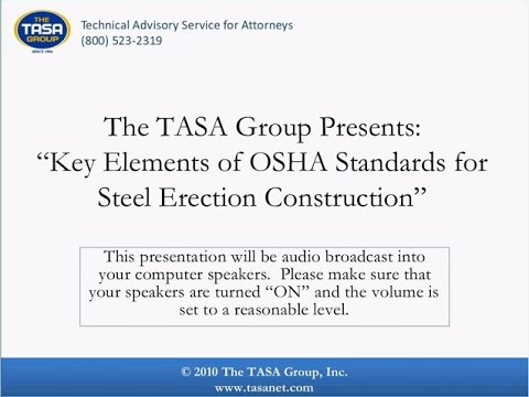 Key Elements in OSHA Standards for Steel Erection