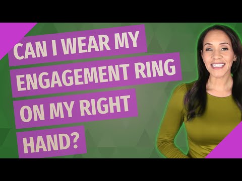 Can I wear my engagement ring on my right hand?