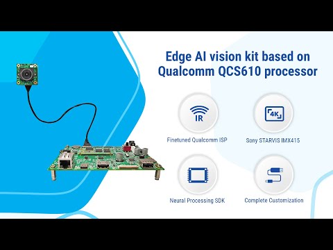 Qualcomm QCS610 Edge AI vision kit with Sony STARVIS IMX415 camera | e-con Systems
