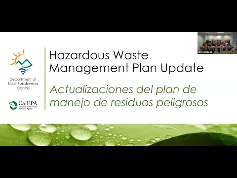 Hazardous Waste Management Plan Update - April 16, 2024