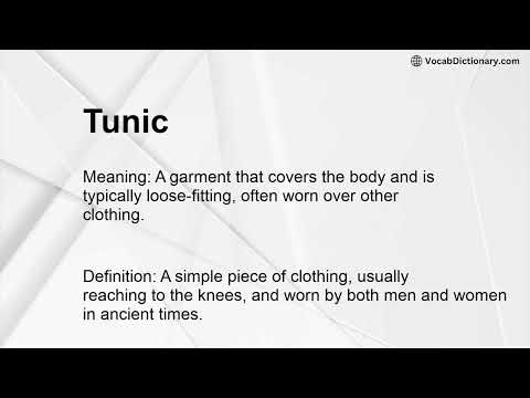 Tunic Meaning