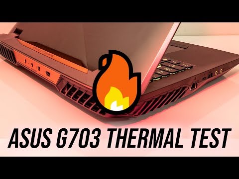 ASUS G703GI Thermal Testing, Overclocking and Undervolting