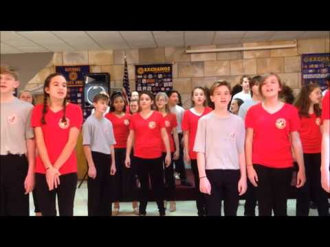 Rome Middle School Grand Illusion Show Choir at Exchange Club of rome