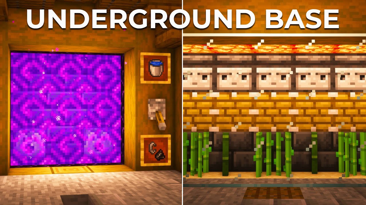 Minecraft: The ULTIMATE Secret Underground Survival Base [Tutorial]