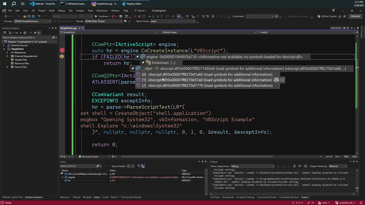 Writing a Scripting Host
