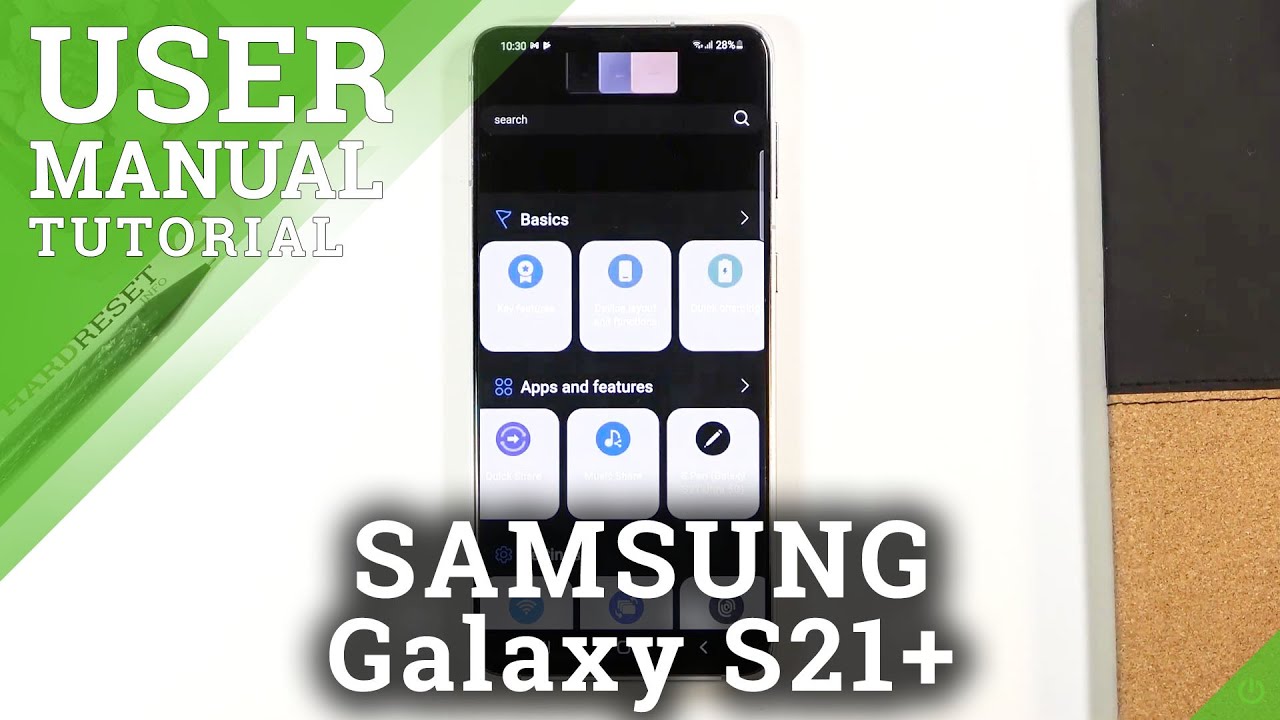 User Manual in SAMSUNG Galaxy S21+ - How to Find the User Manual
