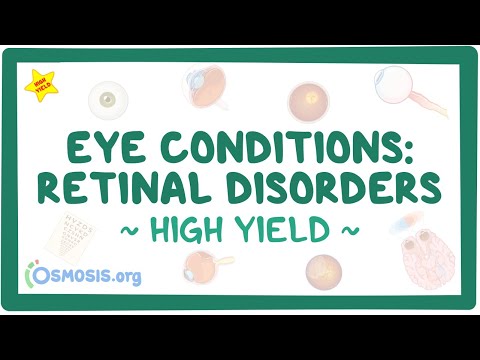 Eye conditions - Retinal disorders: Pathology review