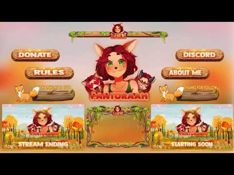 I will design twitch or facebook or youtube overlays and logo for your stream