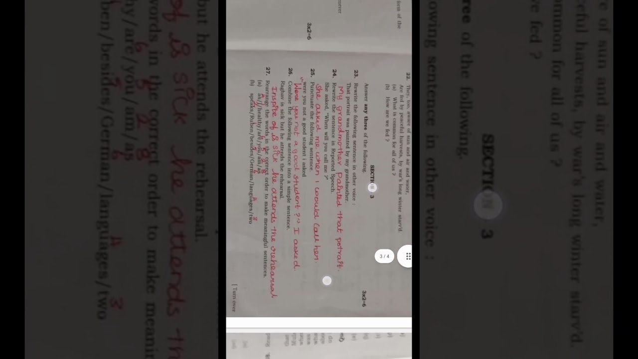 English Answer key | 10th standard Public examination 2023 | pdf in description