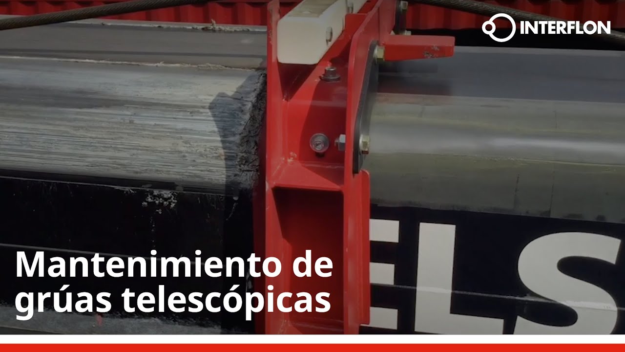 Mantenimiento de grúas telescópicas: limpieza y lubricación