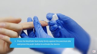 HTL-STREFA MediSafe Solo Safety Lancet, Button Activated, Sterile ...