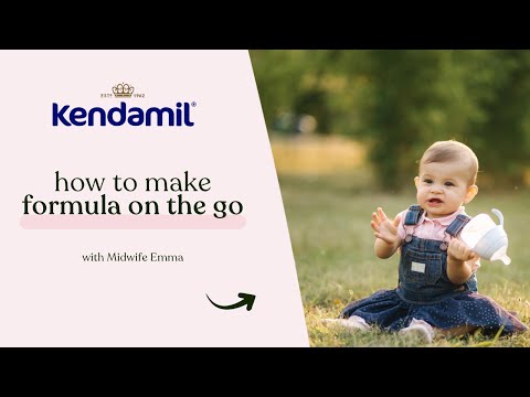 How to make formula when on-the-go - Kendamil