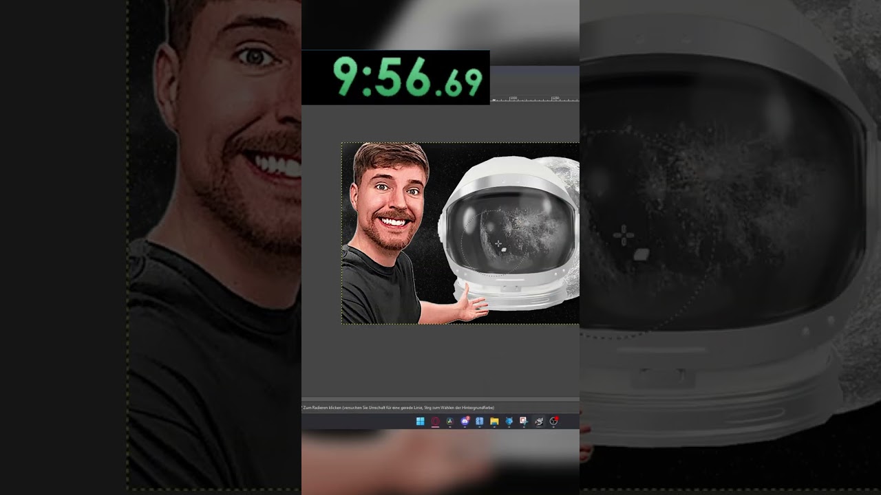 MrBeast Thumbnail in 10min vs 30min #shorts #thumbnail