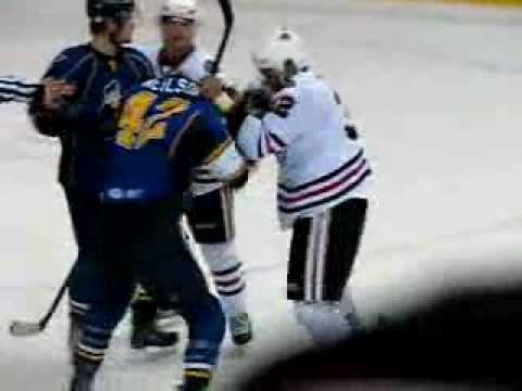 Eric Neilson vs. Sean McMorrow, November 29, 2008 - Peoria Rivermen vs ...