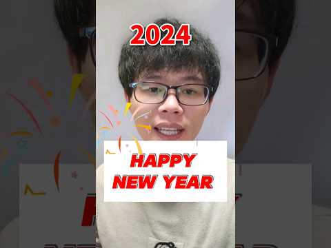 "HAPPY NEW YEAR" in Chinese #learnchinese #mandarin #学习中文 #2024