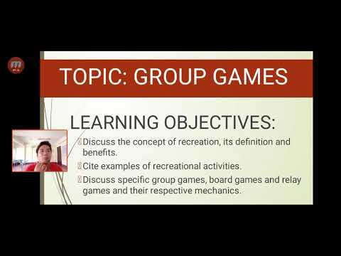 PHYSICAL EDUCATION 4: INTRODUCTION TO RECREATIONAL ACTIVITIES