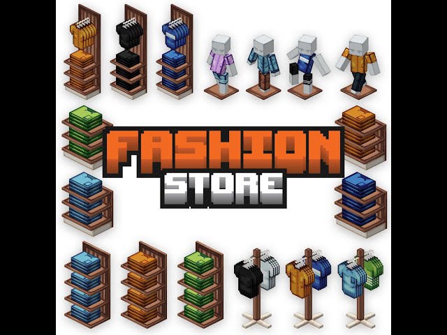 Fashion Store Furniture Volume 1 Minecraft Texture Pack